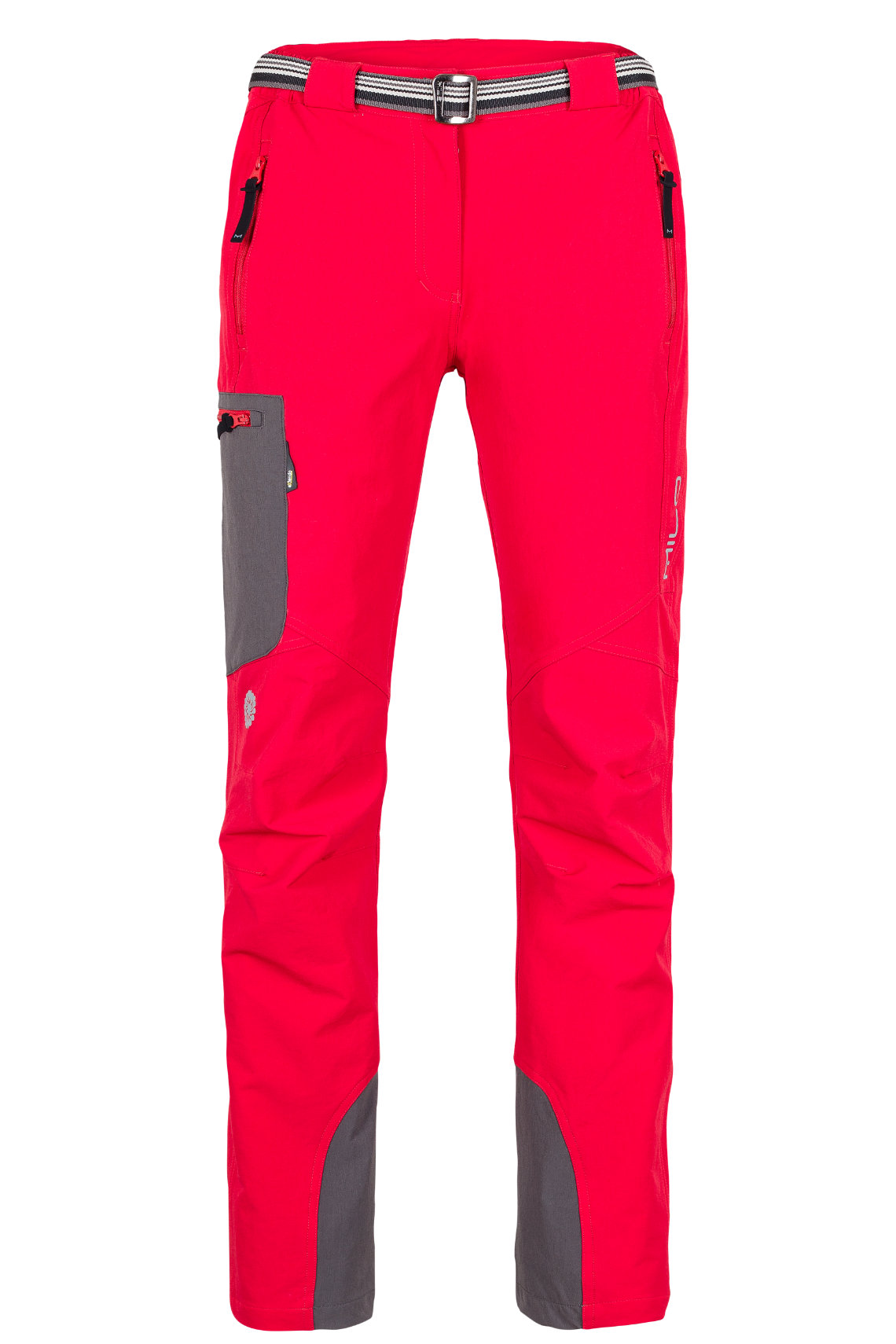 Spodnie trekingowe damskie Milo Vino lady/tomato red-grey - Sklep Górski BROAD PEAK OUTDOOR